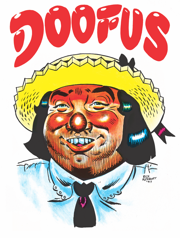 Rick Altergott's "Doofus" Sticker – Fantagraphics